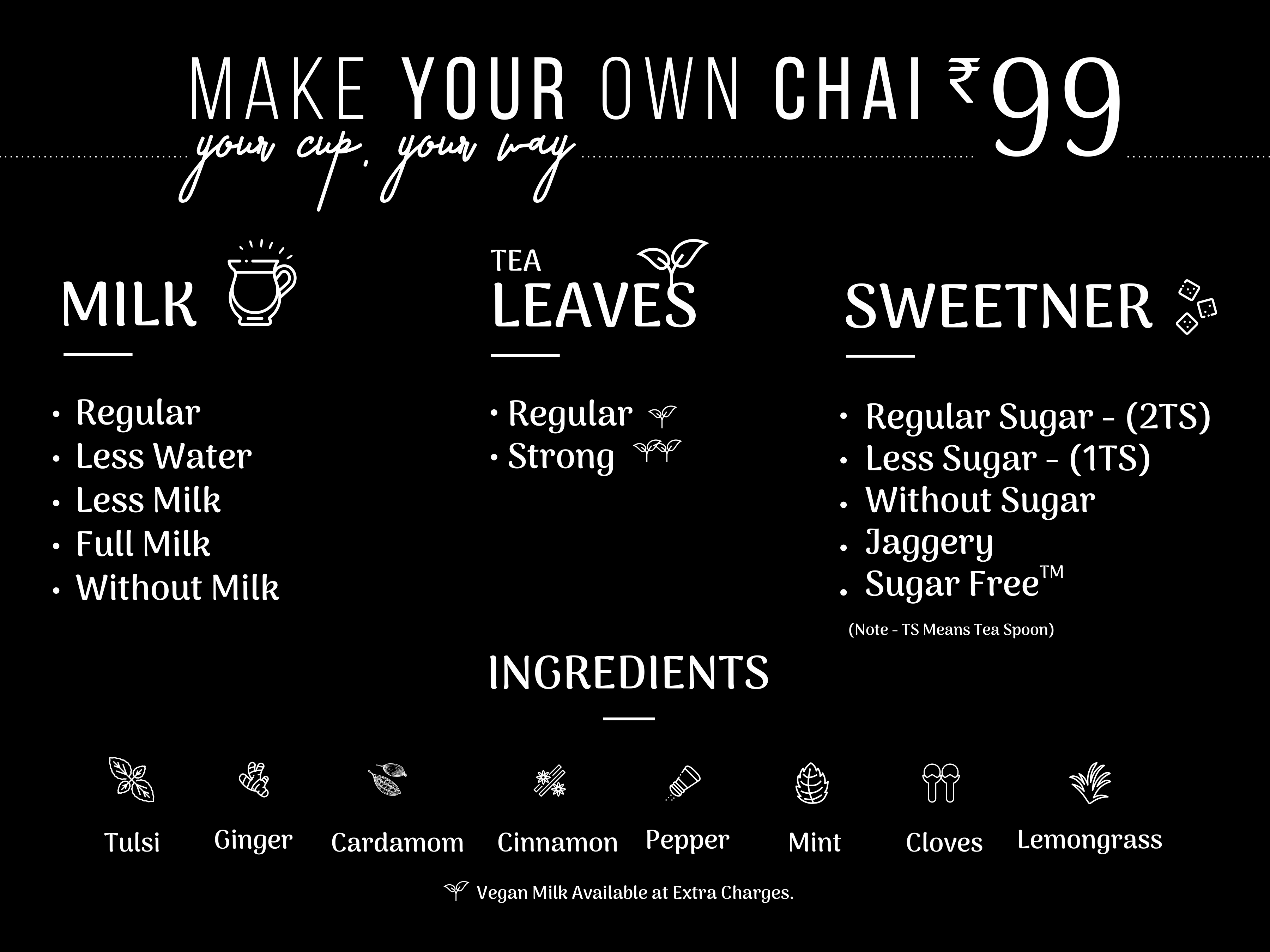 Menu | Cafe Chapter One